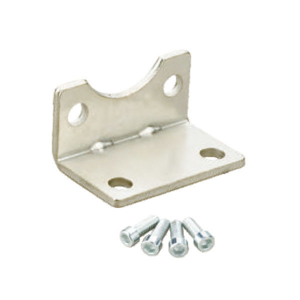 50 ~ 800mm / S Pneumatic Cylinder Accessories LB Foot Bracket With ...
