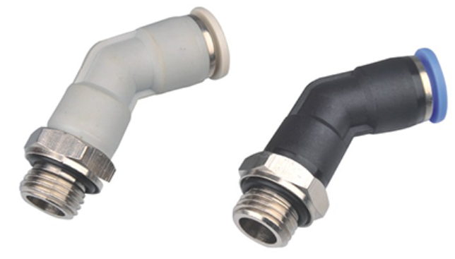 PLH - G 45 degree Elbow Female One Touch Pneumatic Fitting G thread ...