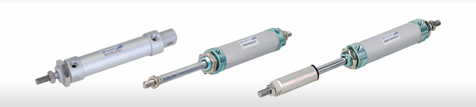 Mini Size Aluminum Alloy Miniature Pneumatic Actuator MAL Series With ...