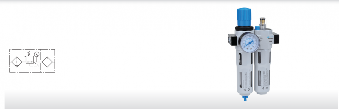 XOU Festo Compressor Air Regulator , Pneumatic Filter Regulator With ...