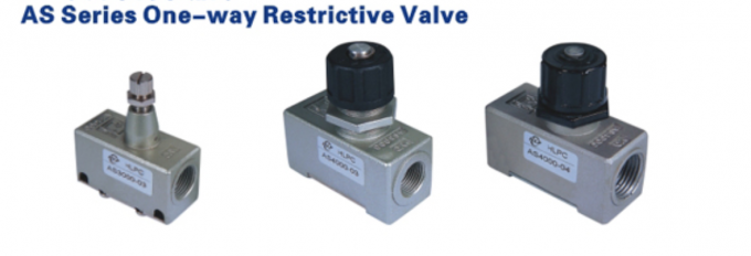 AS series one - way Restrictive Valve , Air Control Valve Pressure 1.05MPA