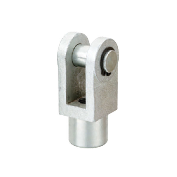 Steel Cylinder Rod Clevis , Y Type Joint Rod End Clevis With Pin / Clip ...