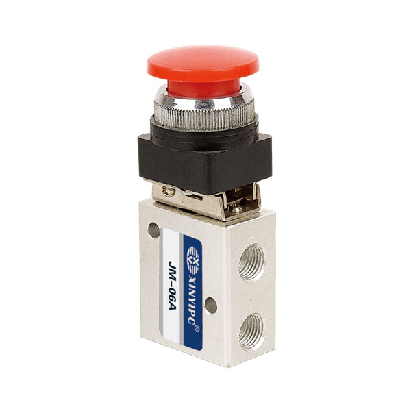 Plat Round Hand Operated Air Directional Control Valves Stop Type ...