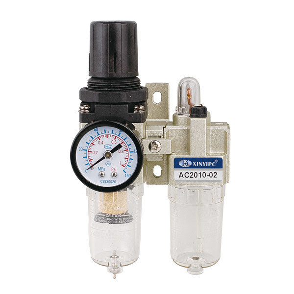 Two Points Combination Air Source Treatment Unit SMC Type Air Pressure ...